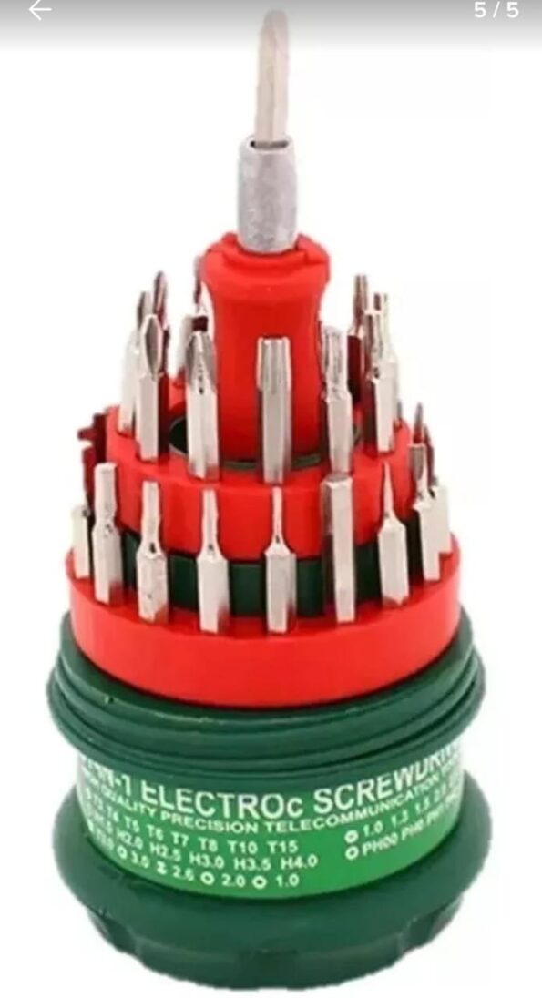KIT DESTORNILLADOR CON 31 PUNTAS MAGNETICO – Productos chinos